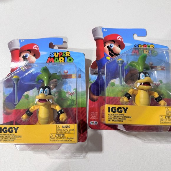 Toys | Super Mario Iggy 4 Figure With Magic Wand 222 Jakks Pacific ...